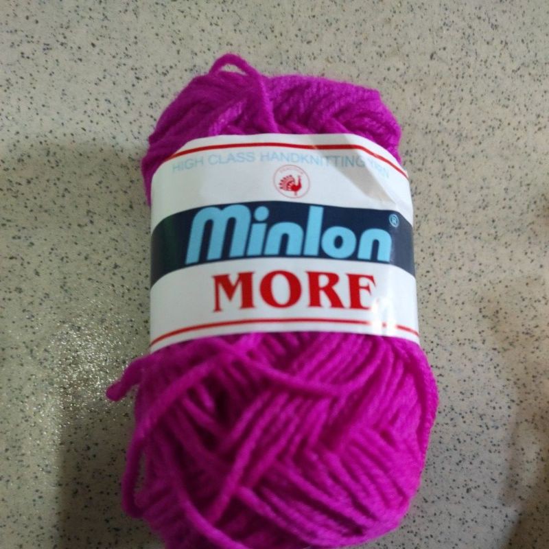 Minlon More Benang Kait Knitting Yarn 24+-g (1pc) | Shopee Malaysia
