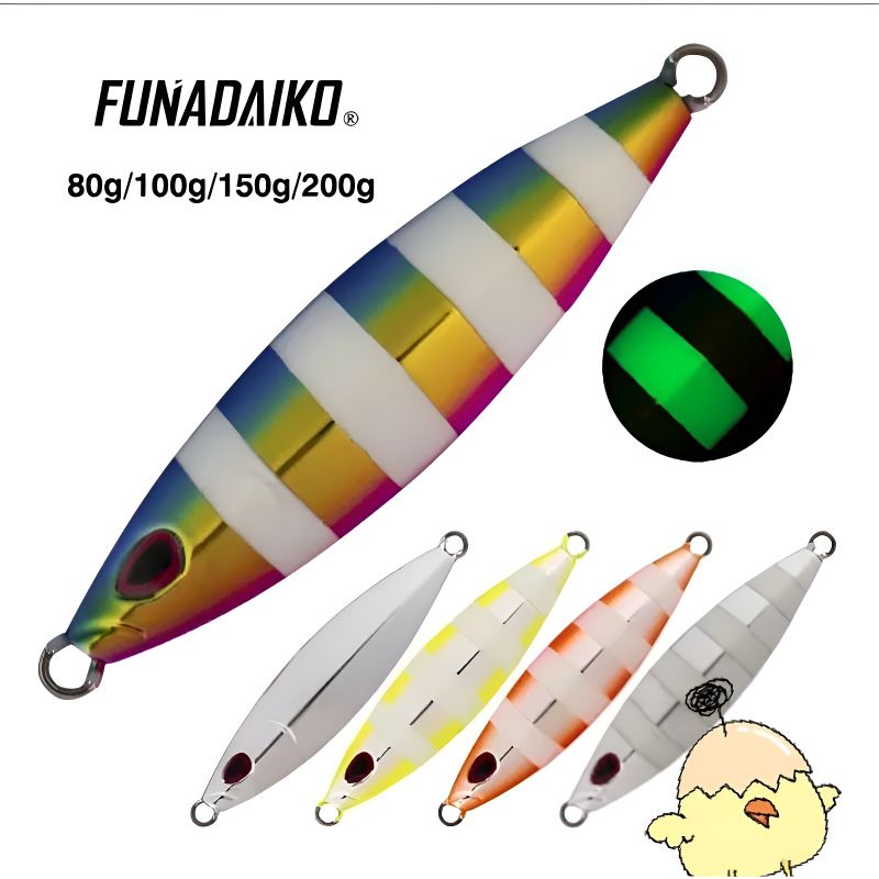 Jigman Funadaiko Slow Jig super jig KOIKA chrome series MALAYSIA STOCK ...