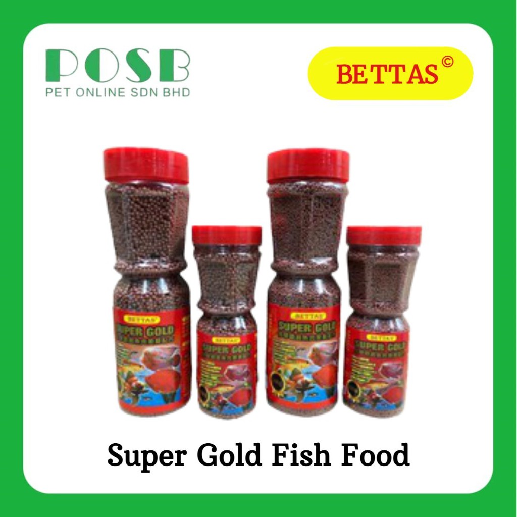Bettas Super Gold Fish Food / DingLi Super Gold Fish Food / Makanan ...