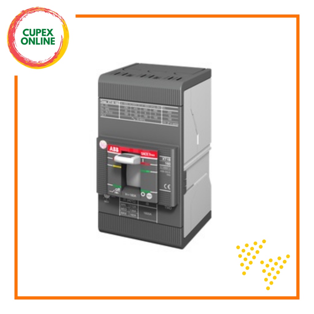 ABB XT1N 160 MCCB 160A 32-450A/40-450A/100-1000A 3P 36KA TMD (cupex) | Shopee Malaysia