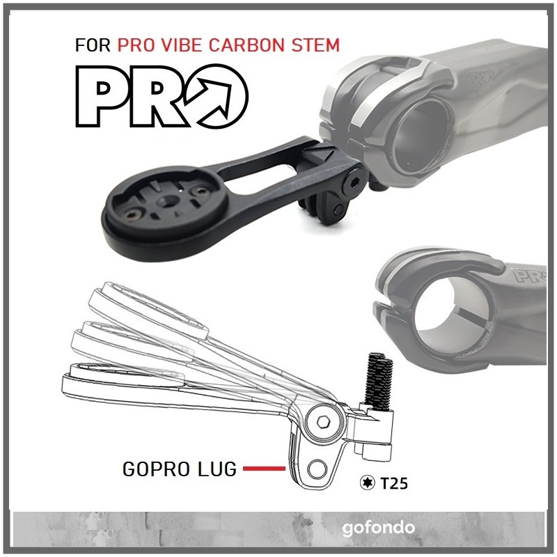 PRO Vibe CARBON Stem Computer Mount GARMIN BRYTON WAHOO | Shopee Malaysia