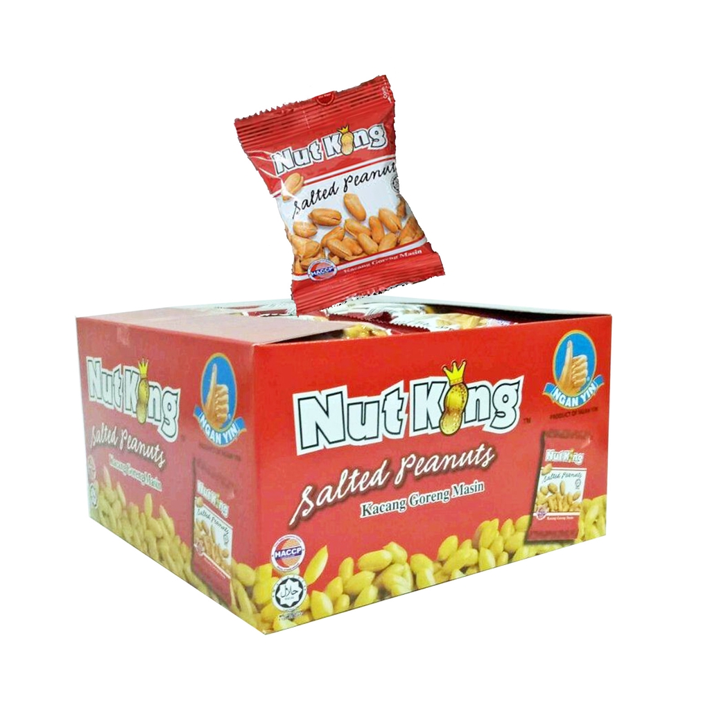 36 Packs Cap Tangan Nut King Salted Peanut Shandong Nut Nuts Ngan Yin ...