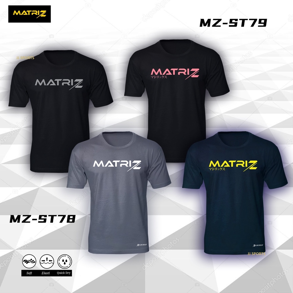 Matriz Badminton Dry Fit T-Shirt mz-st78-79 | Shopee Malaysia
