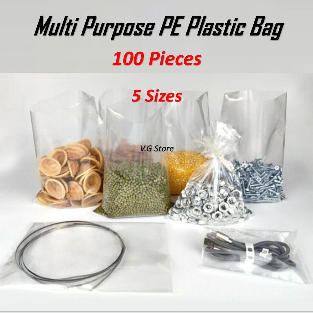 PE Plastic Bag / Screw Paku Tools Packaging Plastik Lembut / Plastik ...