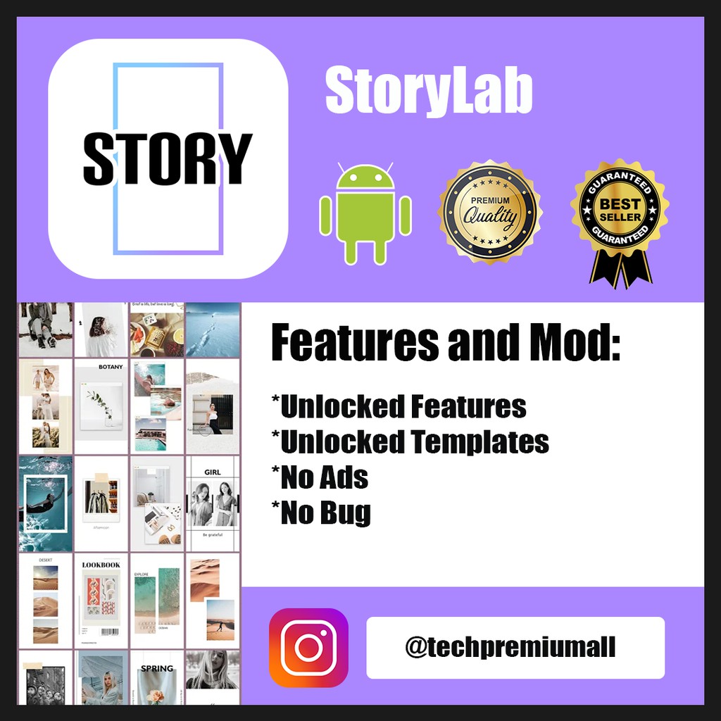 StoryLab App (Premium) | Shopee Malaysia