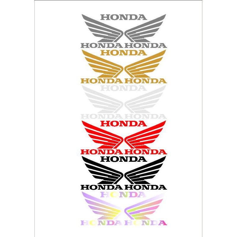 HONDA WING CUTTING WINGS STICKER STICKER MOTOR STICKER MOTOR HONDA EX5 ...