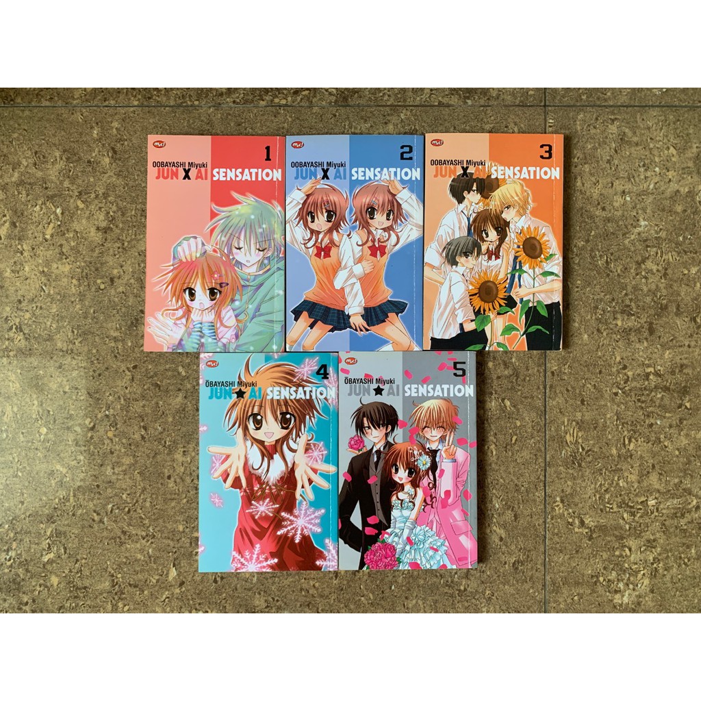 Comics JUN AI SENSATION by Obayashi MIYUKI 1-5T | Shopee Malaysia