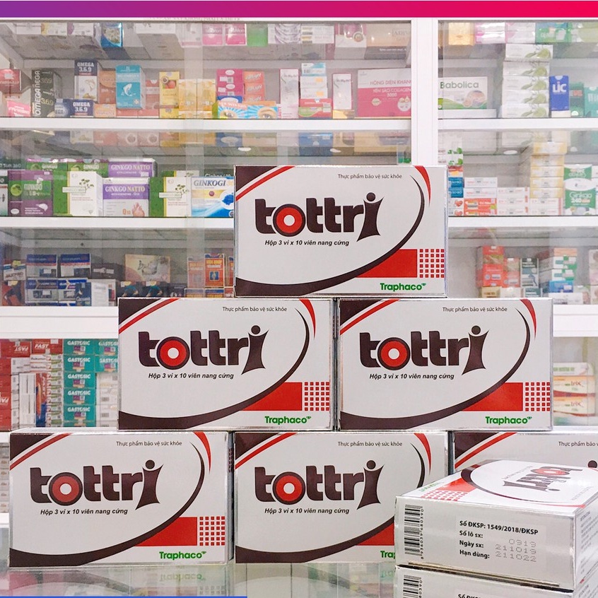Tottri Capsule Form - Support For Hemorrhoids - Genuine Traphaco ...