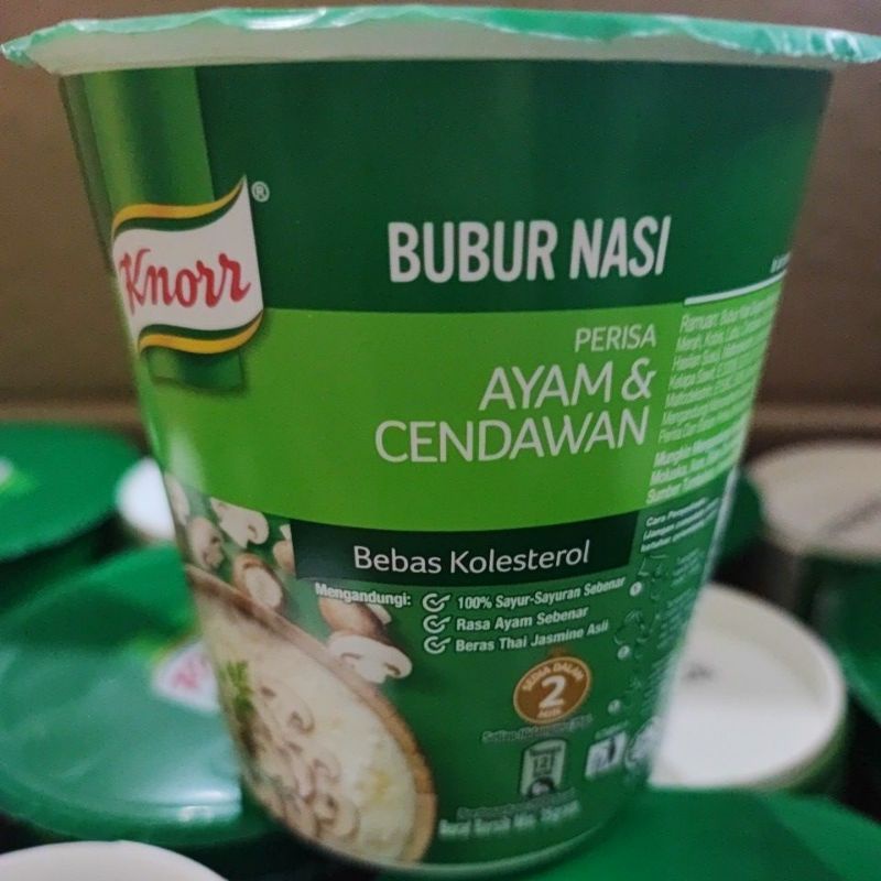Knorr Bubur Nasi (Cup Porridge) 35g | Shopee Malaysia