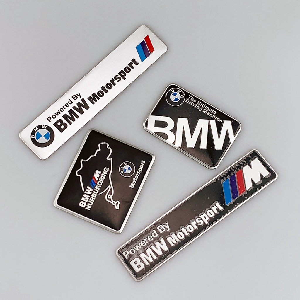 BMW Emblem Aluminum Labeling Car Badge Decoration Sticker BMW x1 x3 x5 ...