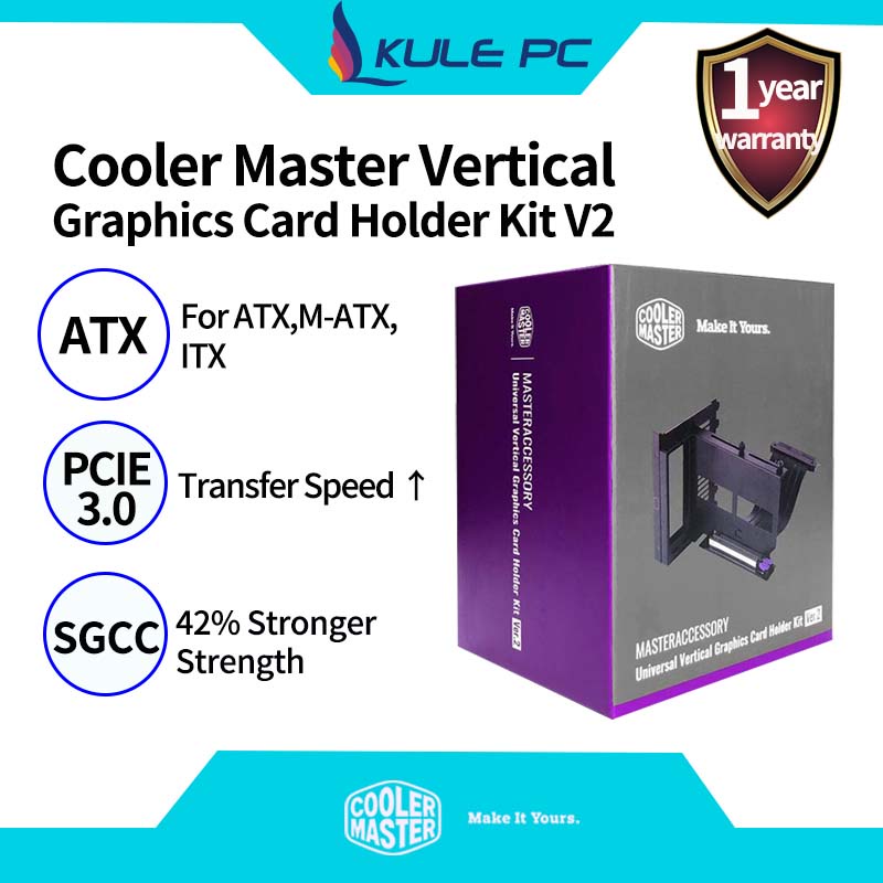 Cooler Master Vga Vertical Graphics Card Holder Kit V2 / GPU Holder ...