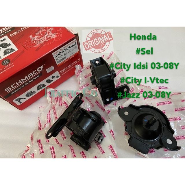 Schmaco Honda City Sel Gd8 Jazz Saa Gd3 Engine Mounting Kit Set | Shopee Malaysia