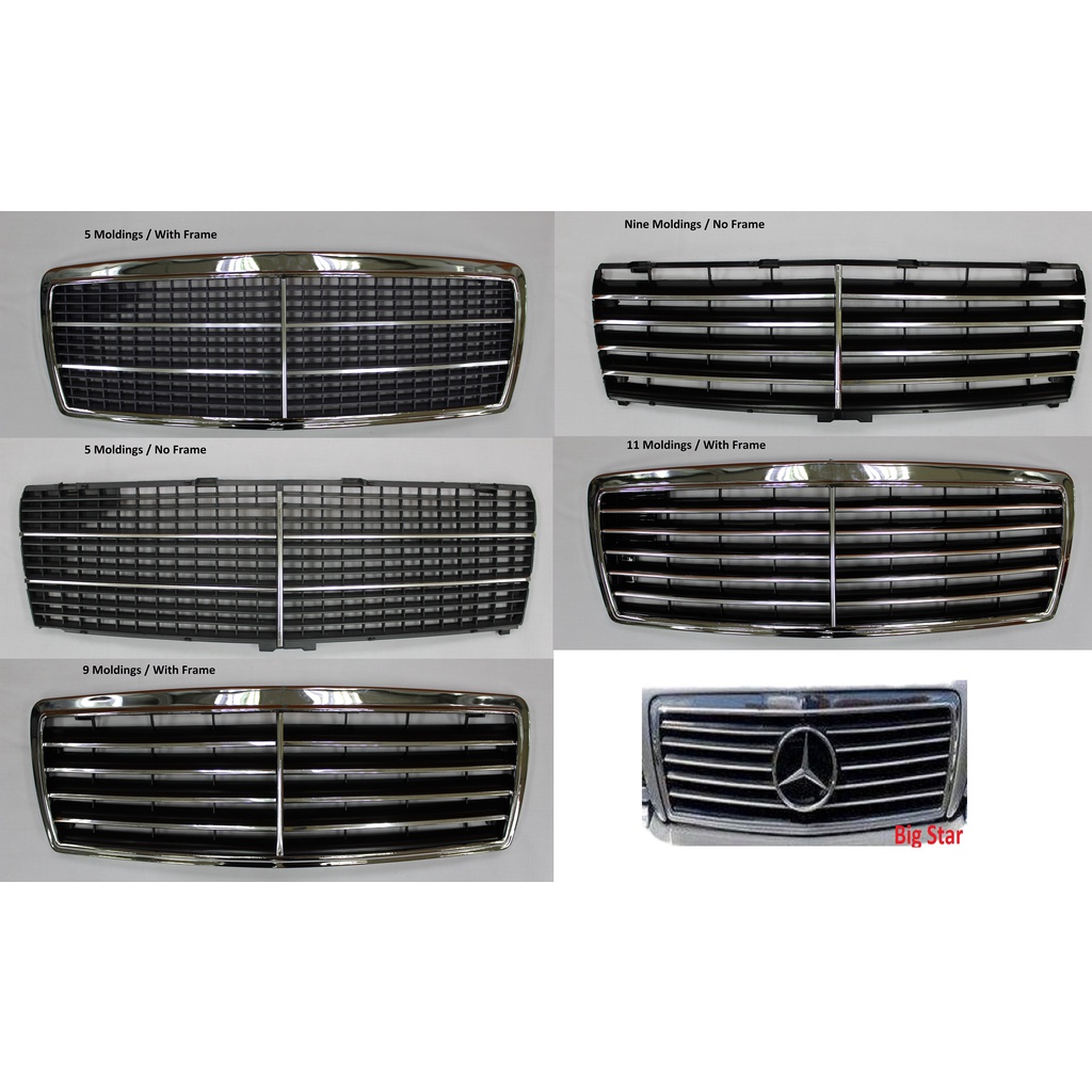 Mercedes-Benz C-Class / W202 / Front Grille | Shopee Malaysia