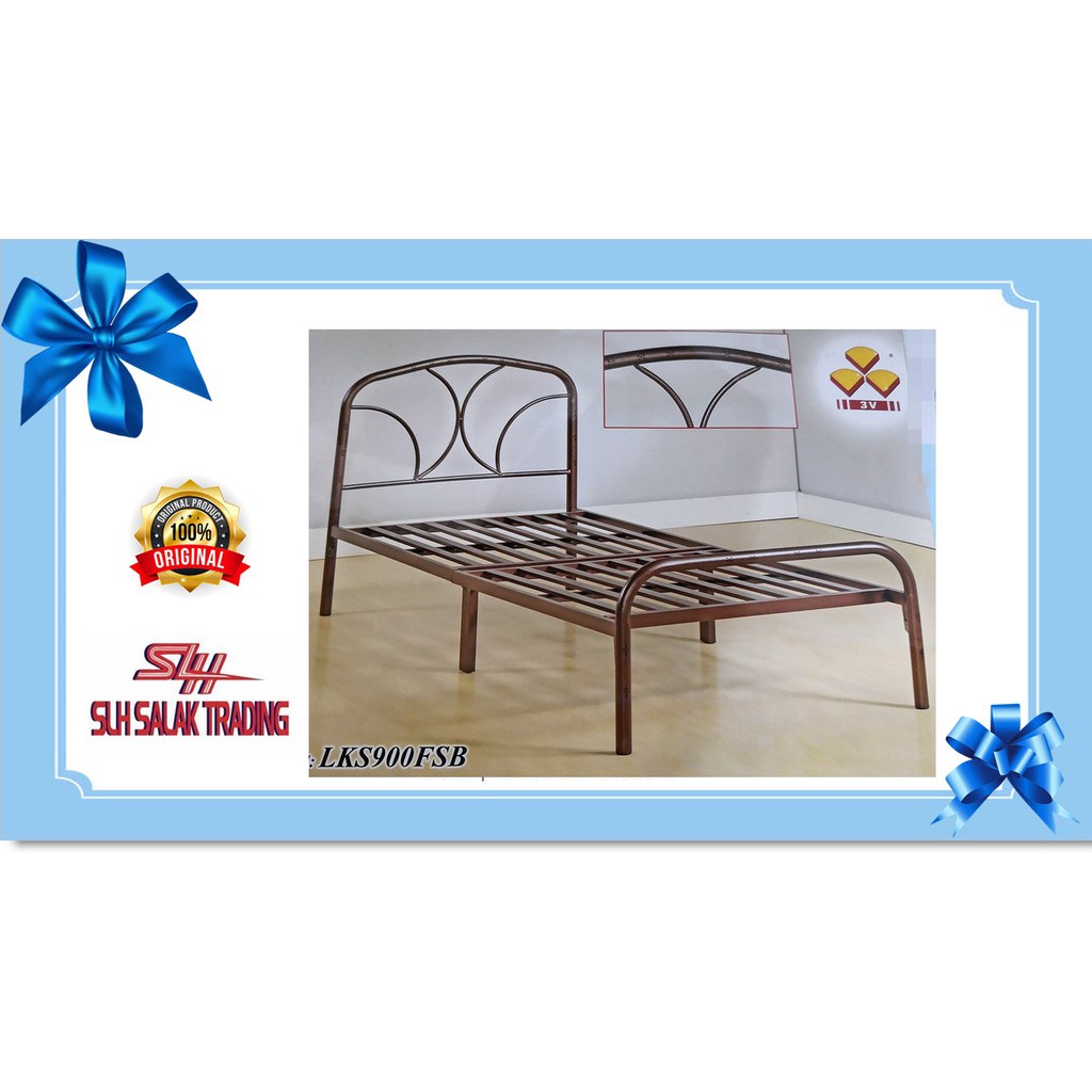 3V Single Metal Bed Frame LSK900 | Shopee Malaysia