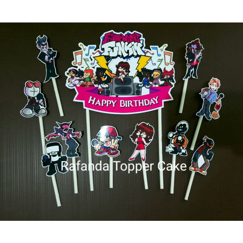 Friday night funkin Birthday Cake topper | Shopee Malaysia