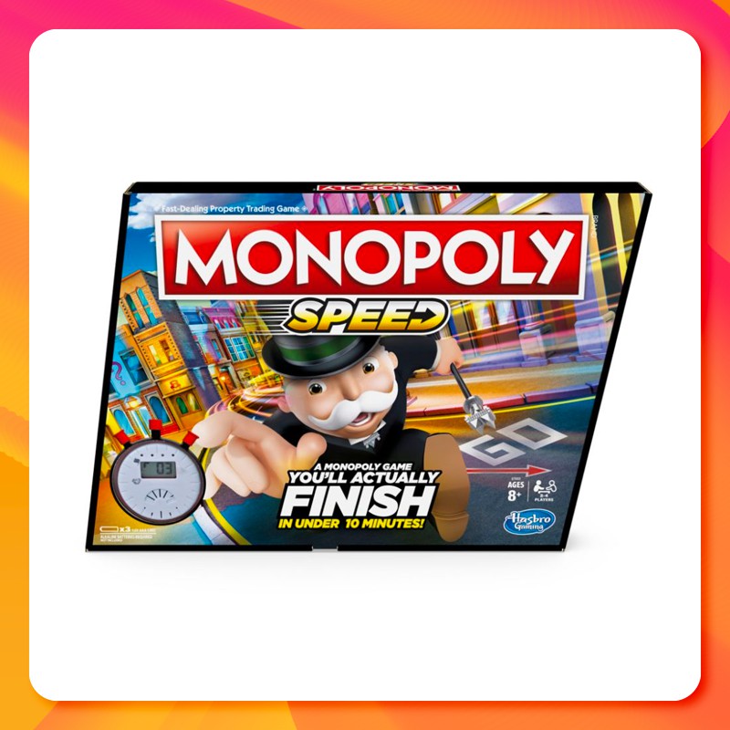 Monopoly Speed - Hasbro Gaming Board Games (Kids Game) | Shopee Malaysia