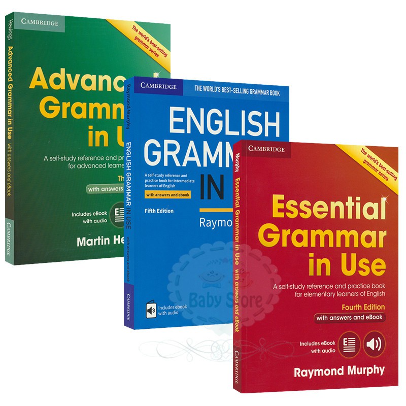 English Grammar in Use Essential, Intermediate, Advanced (without e ...