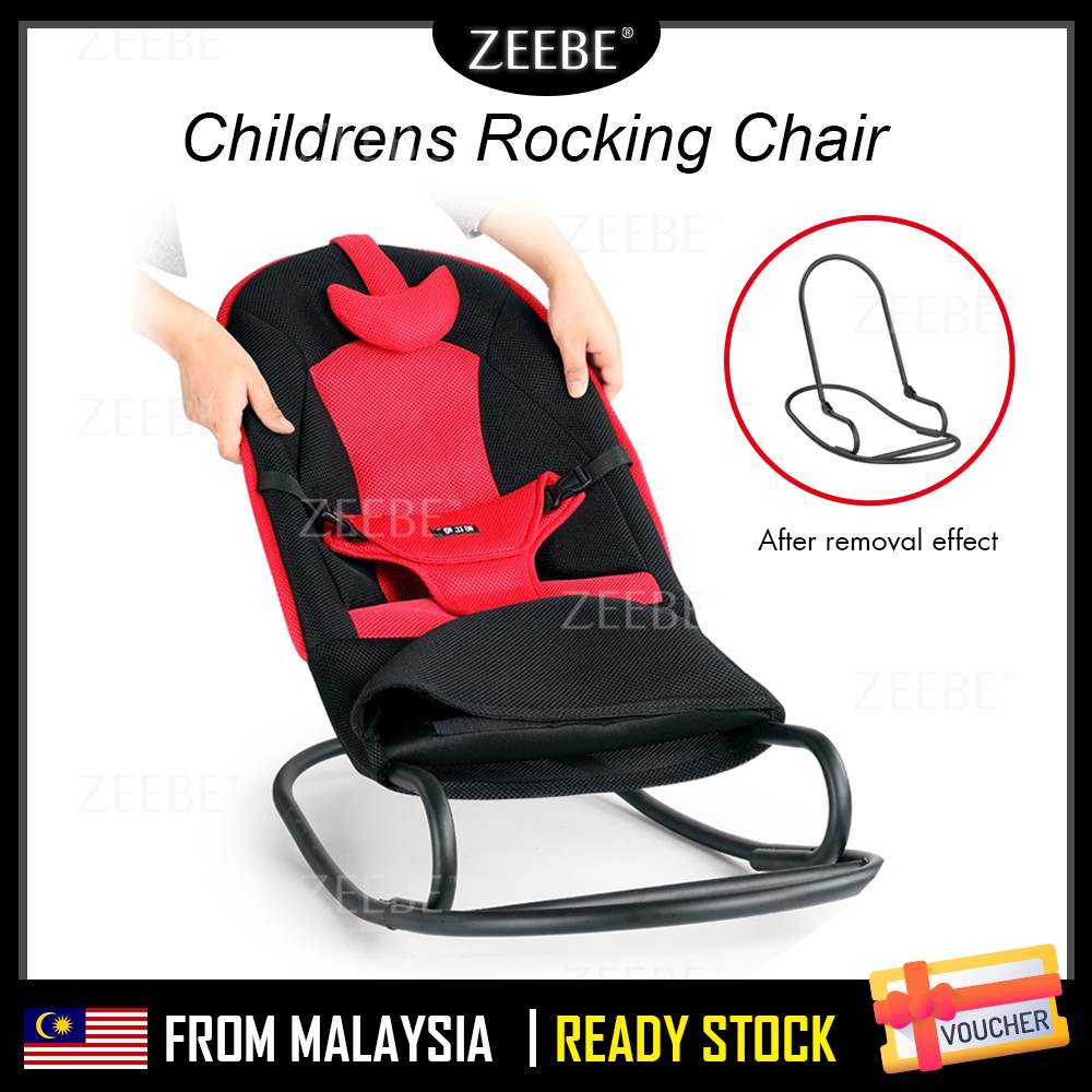 ZEEBE 2nd Gen Full Cotton Baby Balance Chair Rocker Bouncer Chair ...