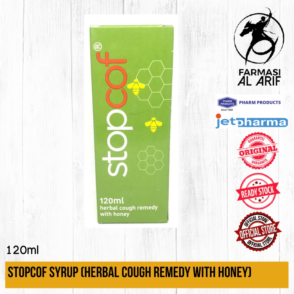 Stopcof Herbal Cough Remedy Syrup with Honey (Ubat batuk dengan madu ...