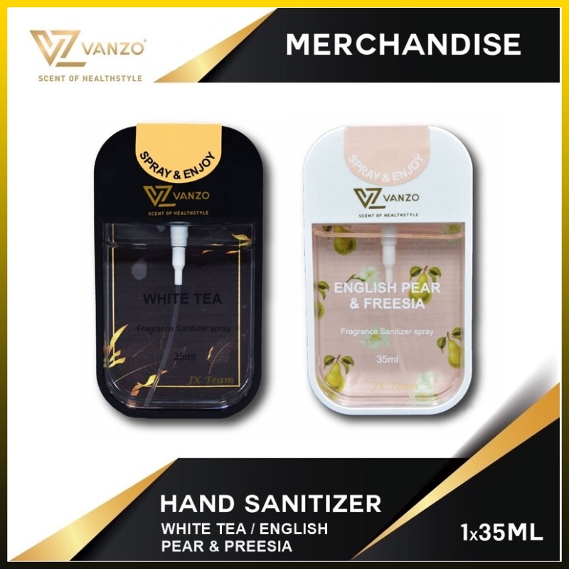 VANZO Hand Sanitizer English Pear and Freesia & White Tea/VANZO Pocket ...