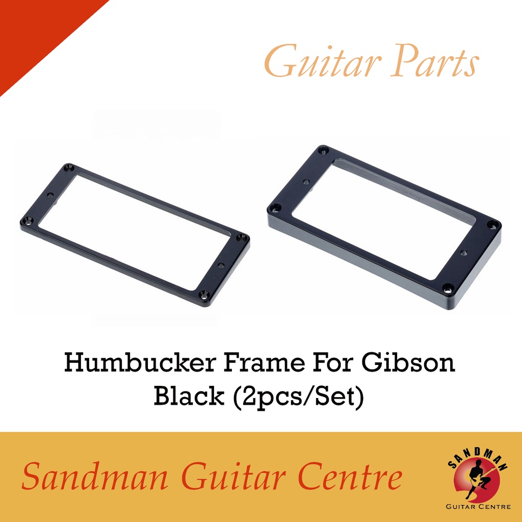 Humbucker Pickup Frame For Gibson, Black (2pcs/Set) | Shopee Malaysia