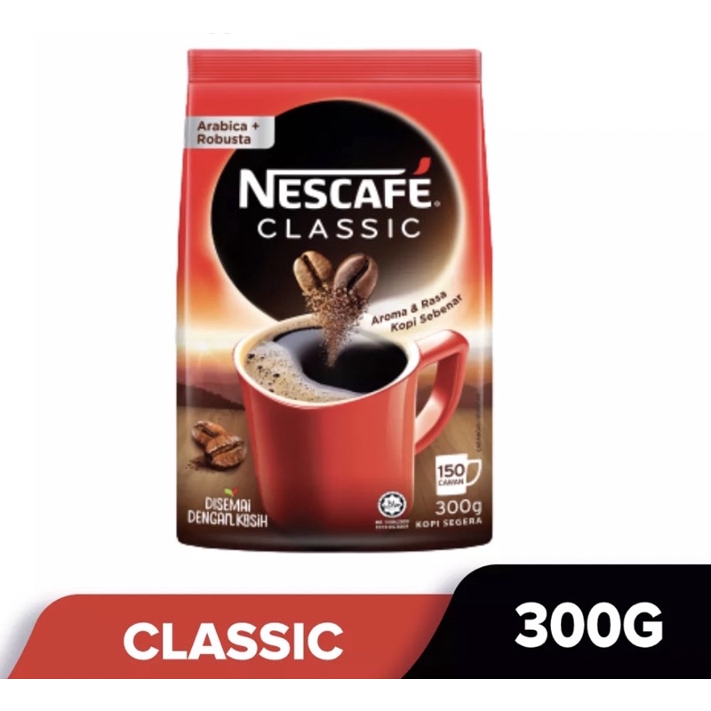 NESCAFÉ Classic Refill Pack (300g) 100% coffee powder Made With ...