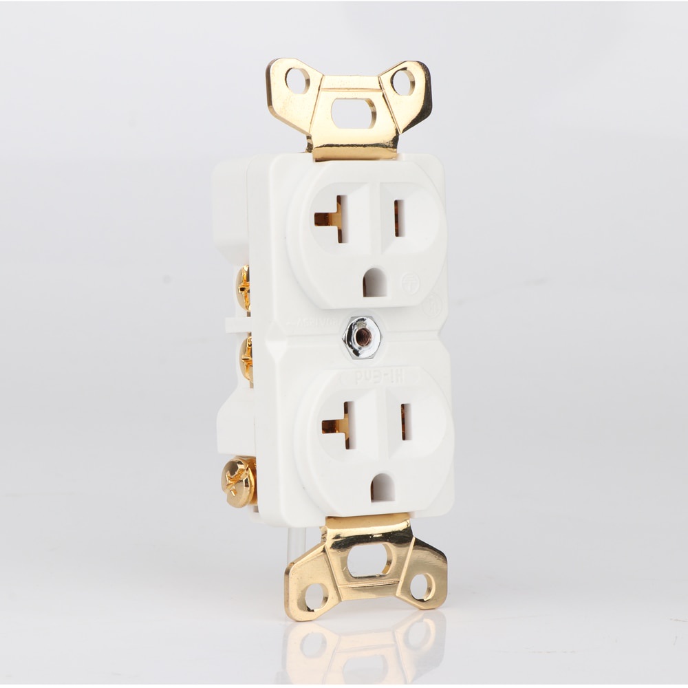 New HiFi Gold Plated US 20A AC Duplex Receptacles Wall Outlet Power ...