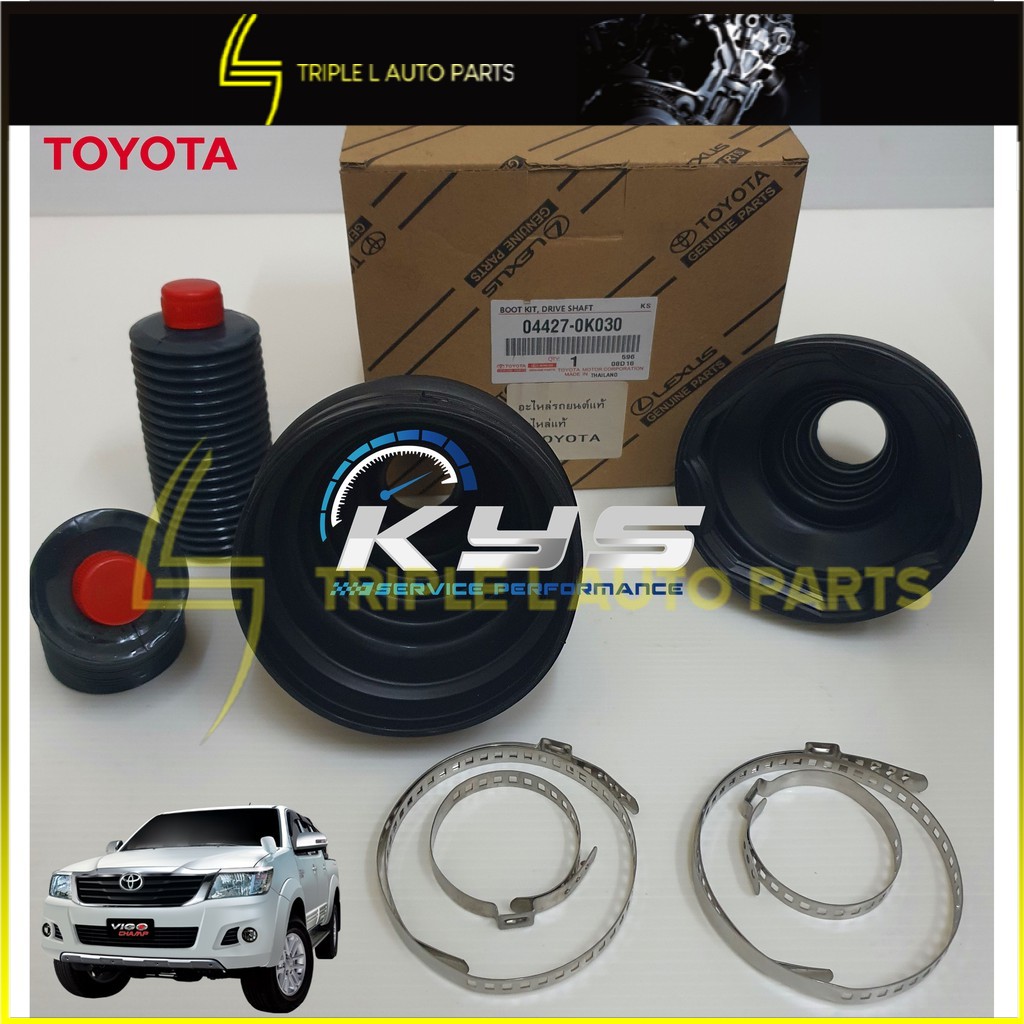 TOYOTA Genuine # DRIVE SHAFT BOOT KIT # INNER & OUTER # with grease ...