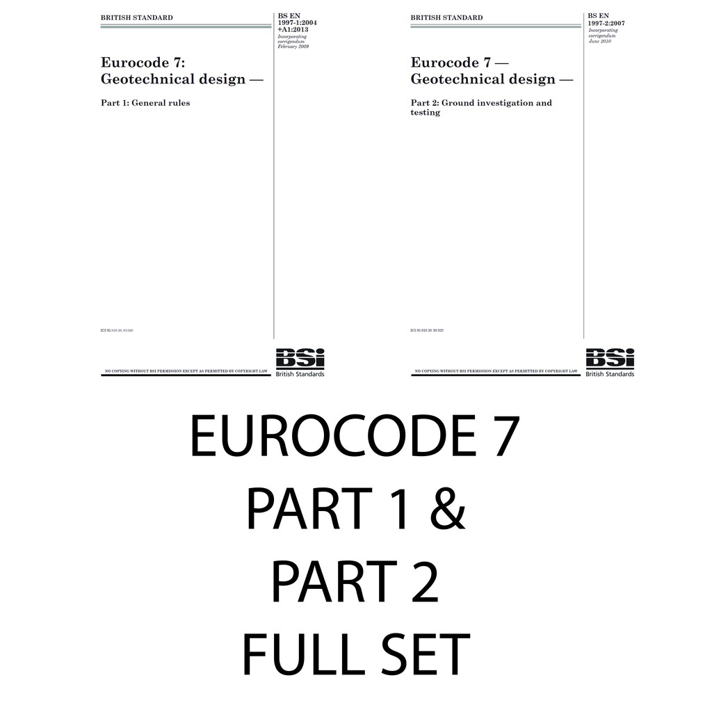 Eurocode 7 Part 1 to Part 2 Full Set | Shopee Malaysia