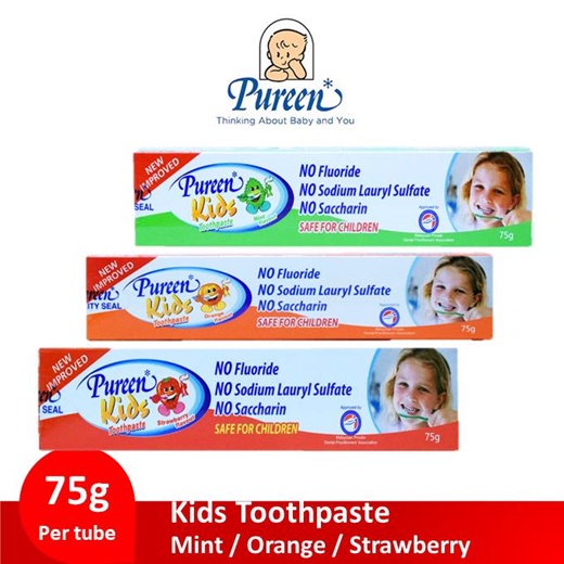 Pureen Kids Toothpaste 40g (Fluoride Free) | Shopee Malaysia