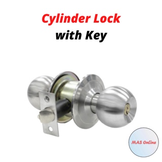 587SS Cylinder Lock Set Cylindrical Lockset Tombol pintu bilik ...