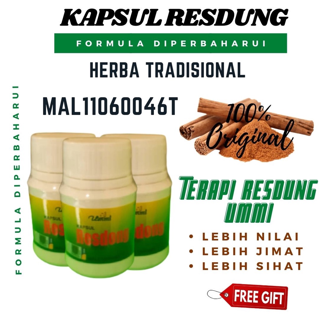 Penawar Resdung 30 Kapsul Mujarab dan Pulihkan Resdong Bersin Hidung ...
