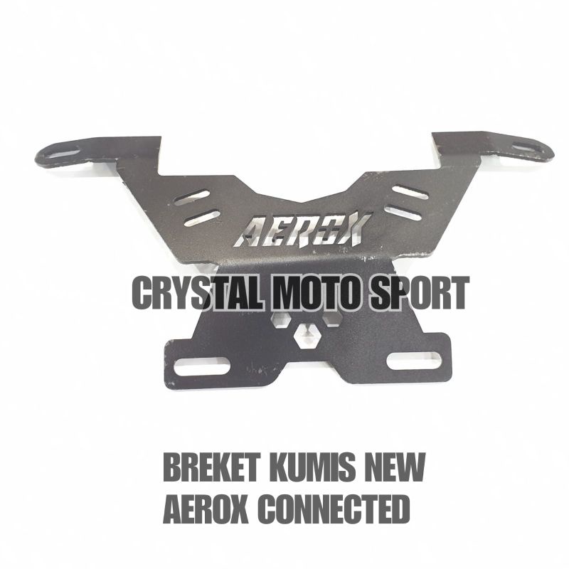 New aerox mustache bracket aerox connected number plate holder bracket ...