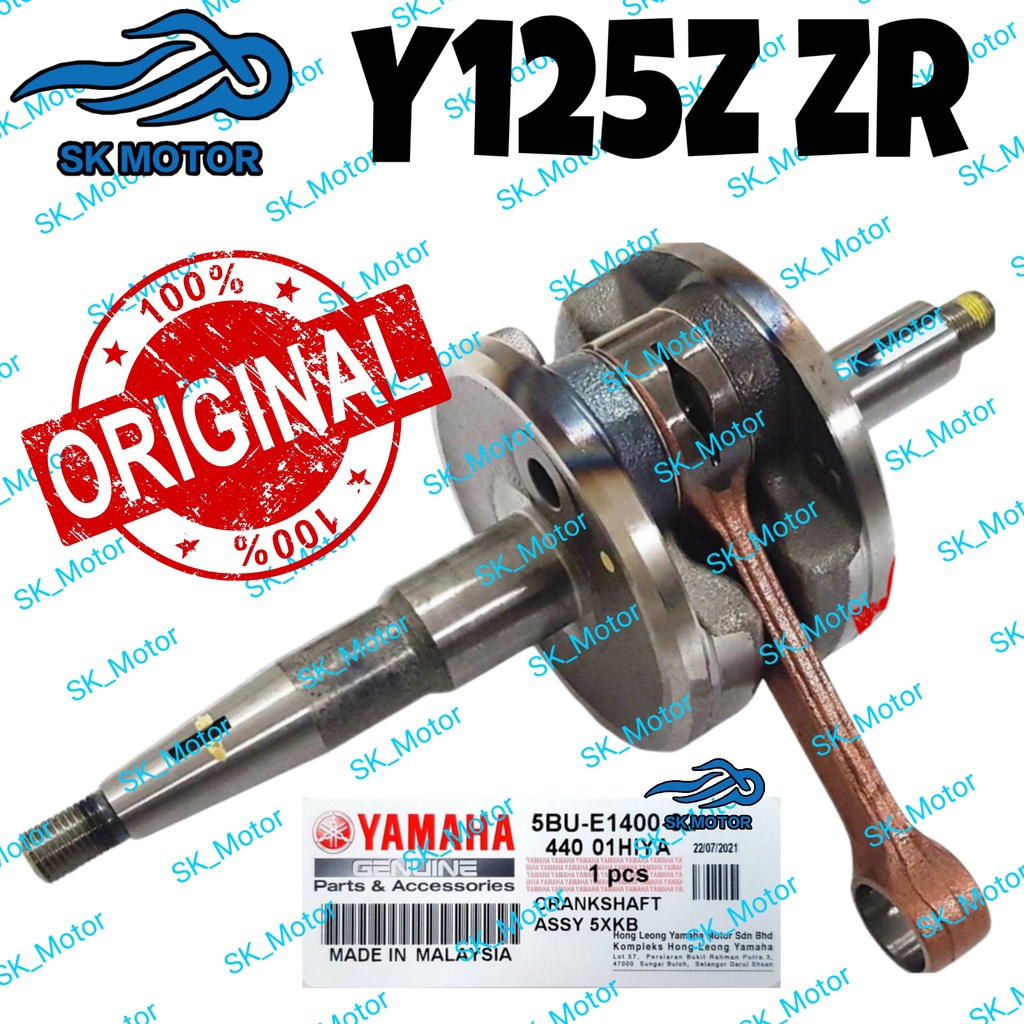 Yamaha Y125Z Y125ZR 125Z 125ZR Y125 Original Crankshaft Assy 5BU-E1400-00 / 02 Crank Shaft Assy ...