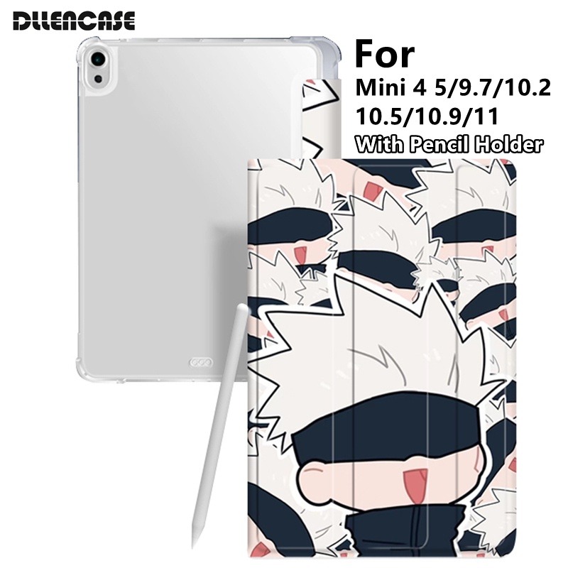Dllencase For iPad Case With Pencil Holder Jujutsu Kaisen Gojo Satoru ...