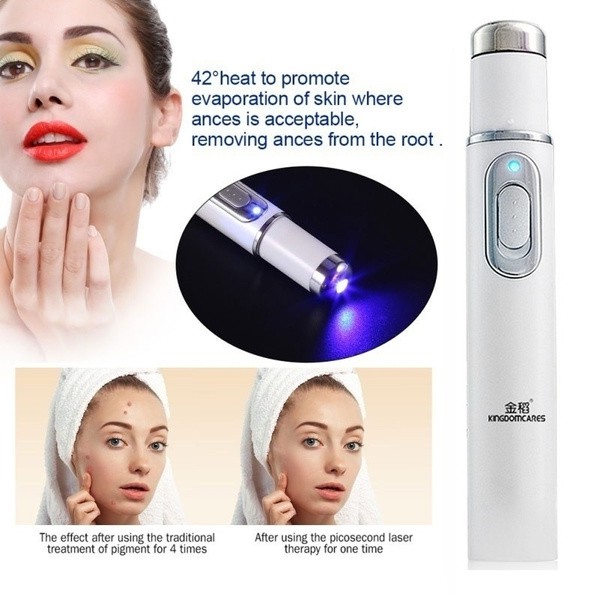 KD-7910 Acne Laser Pen Machine Blu-Ray Acne Pen Toxin Removal Treatment ...