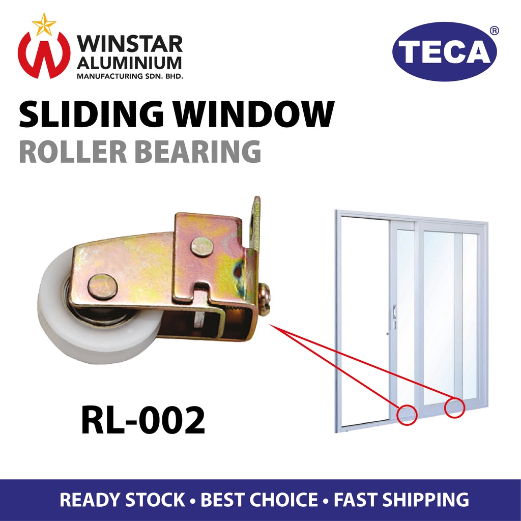Full Bearing Premium 002 Sliding Window Roller Patio Aluminium Slide ...