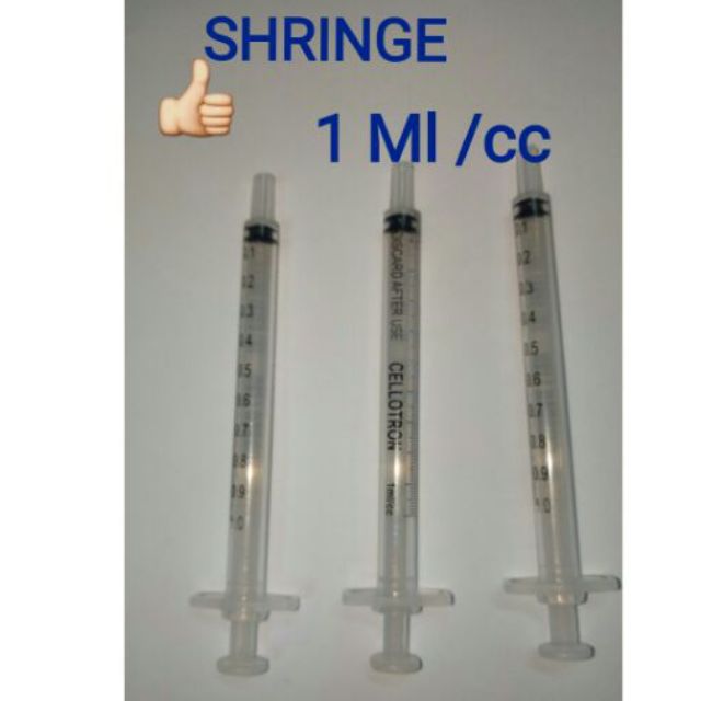 3 PCS-🎀TOP SELLER🎀-😎SHRINGE / PICAGARI - 1ML / CC - WITHOUT NEEDLE ...