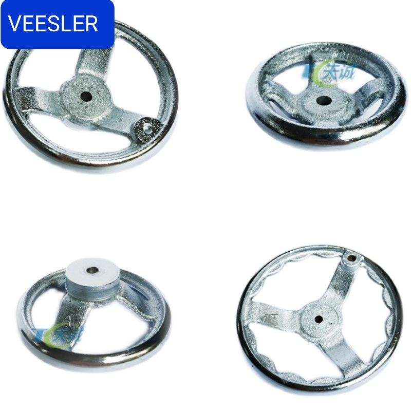 CAST IRON HAND WHEEL C/W HANDLE 50MM-283MM 电镀手轮STERLING WHEEL | Shopee ...
