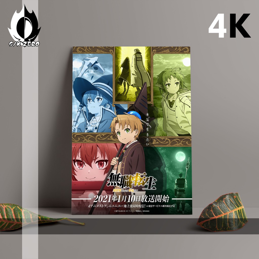 The Most Complete Anime A3 size Poster - Mushoku Tensei Isekai Ittara ...