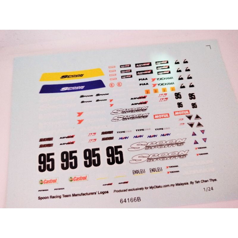 Spoon Honda stiker decal | Shopee Malaysia
