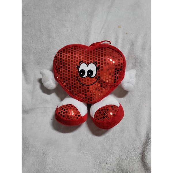 Authentic Rare Bling Bling Heart Shape Plush Soft Toy | Shopee Malaysia