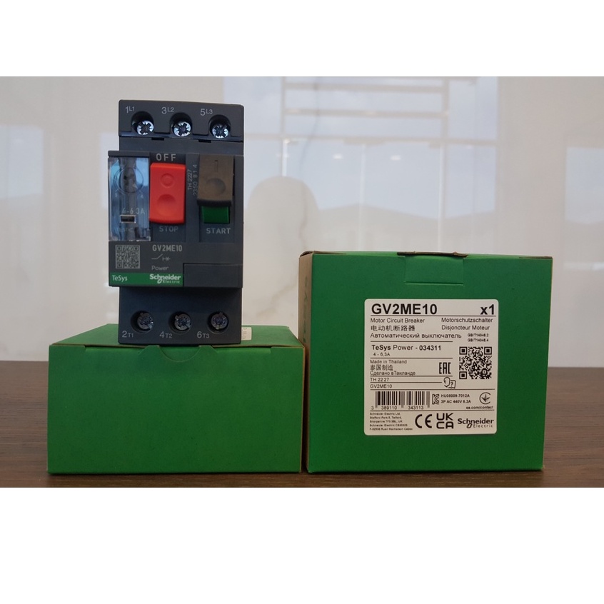 SCHNEIDER GV2 motor circuit breaker mms GV2ME05 GV2ME06 GV2ME07 GV2ME08 ...