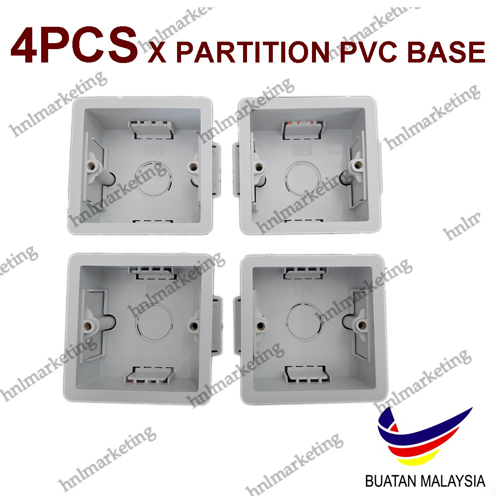 PVC PARTITION BOX 3" X 3" (4PCS) | Shopee Malaysia