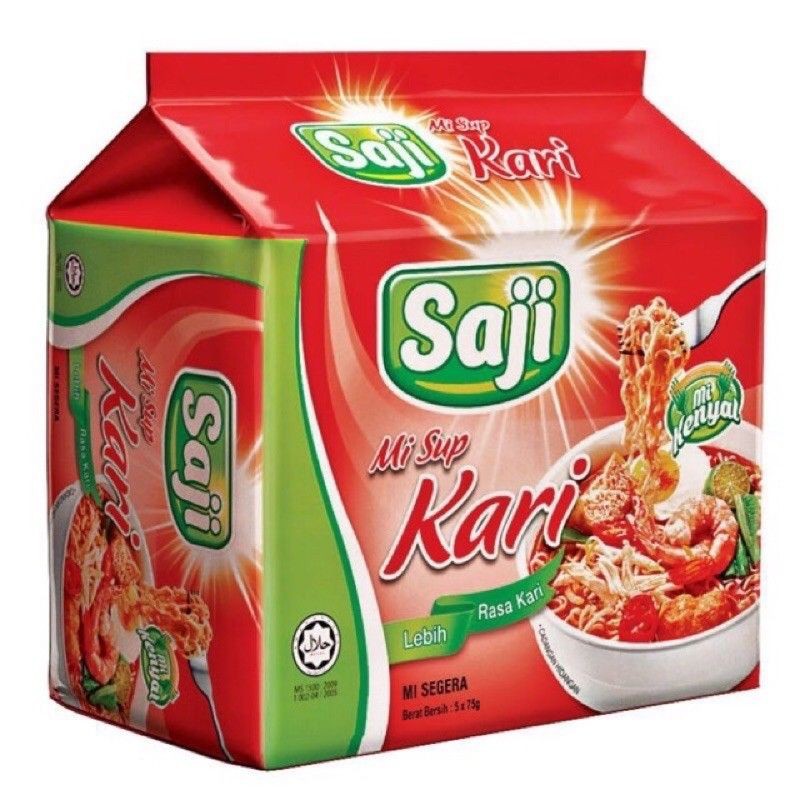 Mee Segera Saji Perisa Kari Noodles 5 X 75gram | Shopee Malaysia