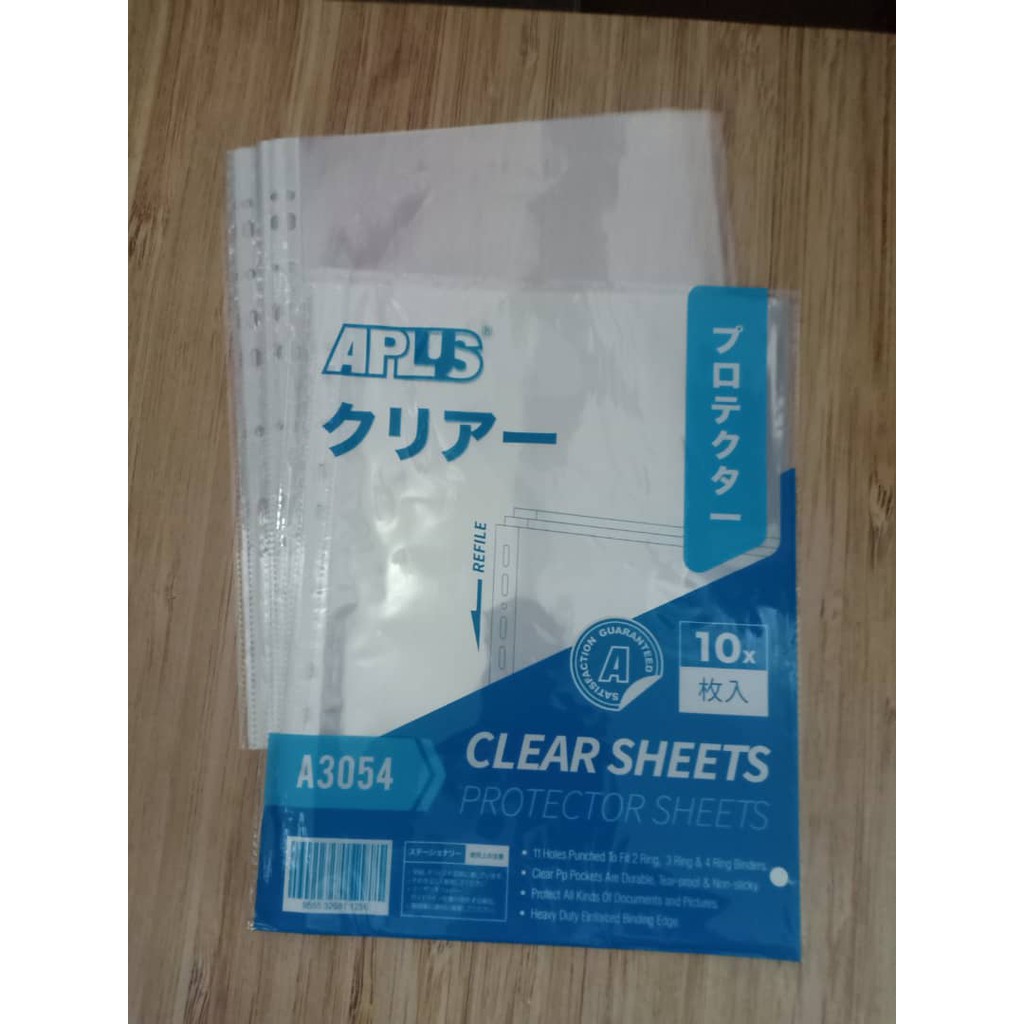 Aplus A4 Protector Sheets 10's | Shopee Malaysia