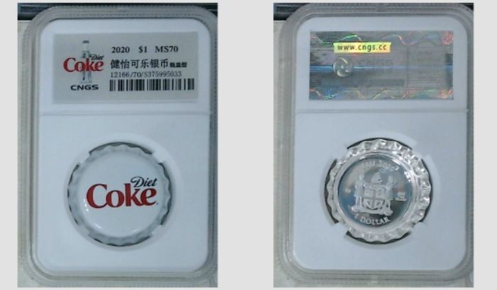 COCA COLA SILVER COIN FIJI 2020 ONE DOLLAR COKE DIET | Shopee Malaysia