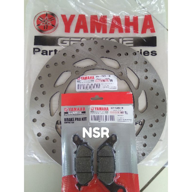 YAMAHA FRONT DISC + BRAKE PADS R15-V2/OLD VIXION 155R NEW XABRE MT 15 ...