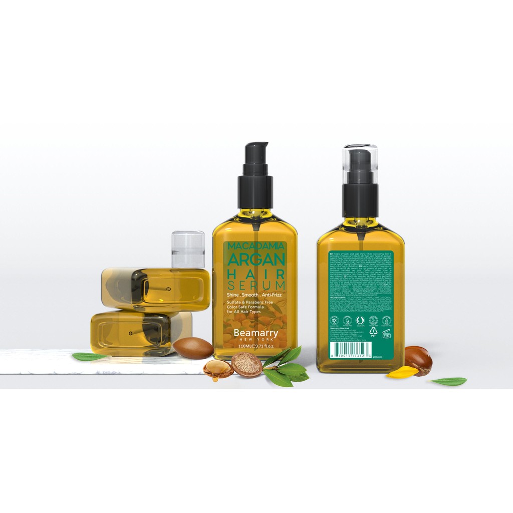 BEAMARRY MACADAMIA ARGAN HAIR SERUM 110ml | Shopee Malaysia