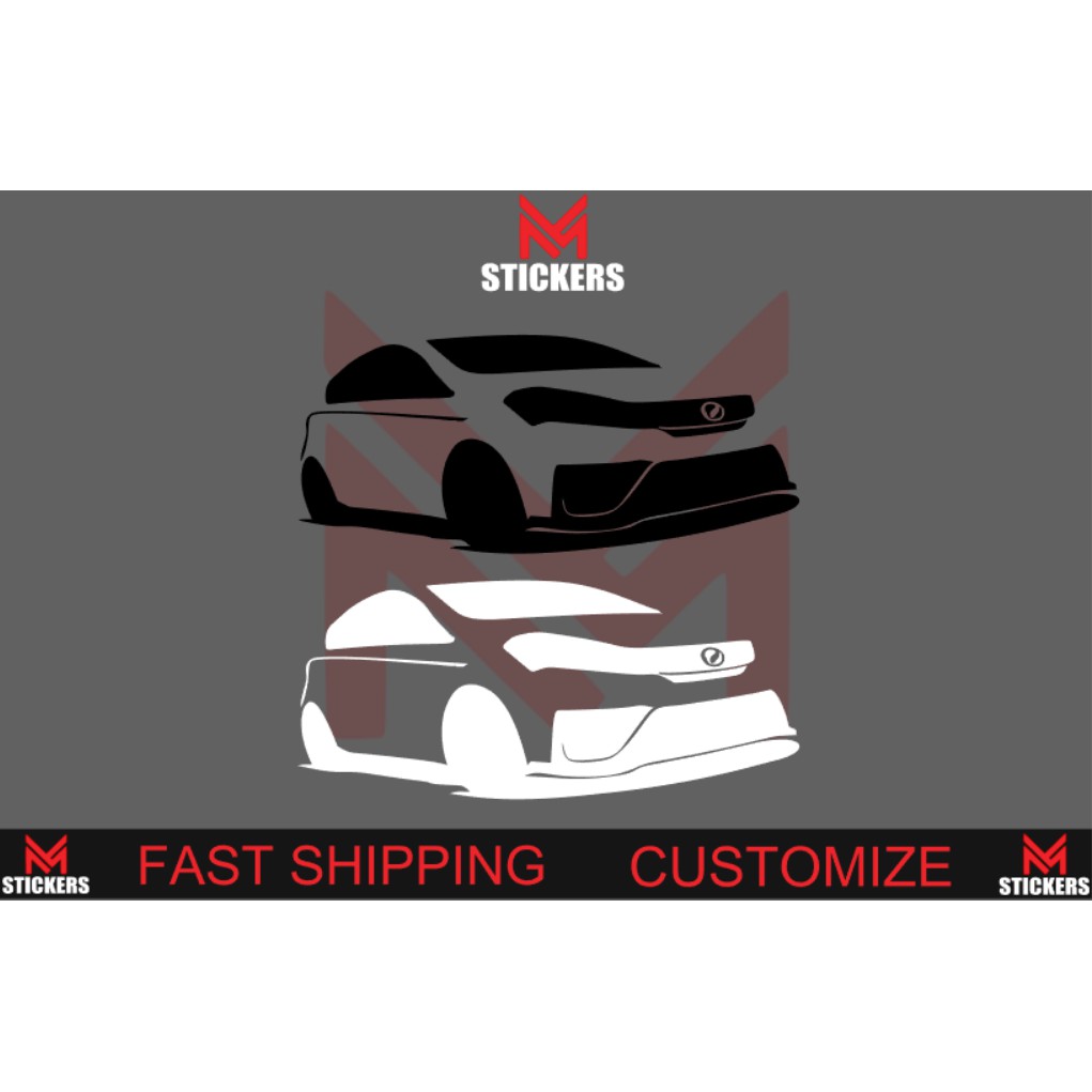 MYVI NEW GENERATION 3RD VECTOR CAR STICKER | Shopee Malaysia